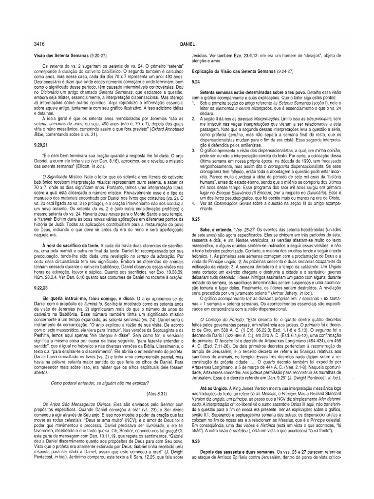Daniel Capítulo 9.24-27 | PDF