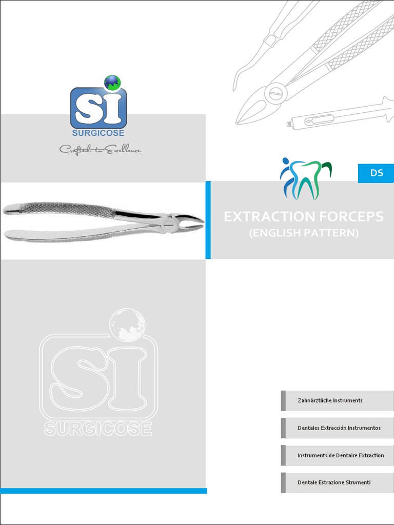 Extraction Forceps: (English Pattern) | PDF | Tooth | Human Anatomy