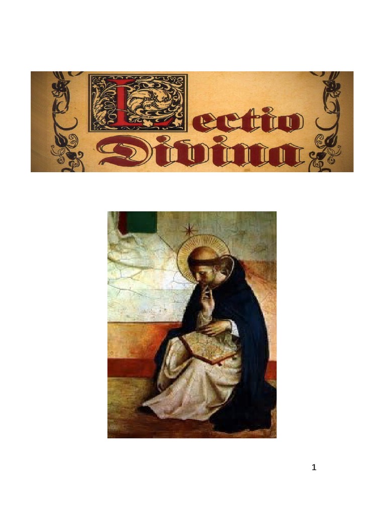 Lectio Divina Folleto | Descargar gratis PDF | Oración | Dios