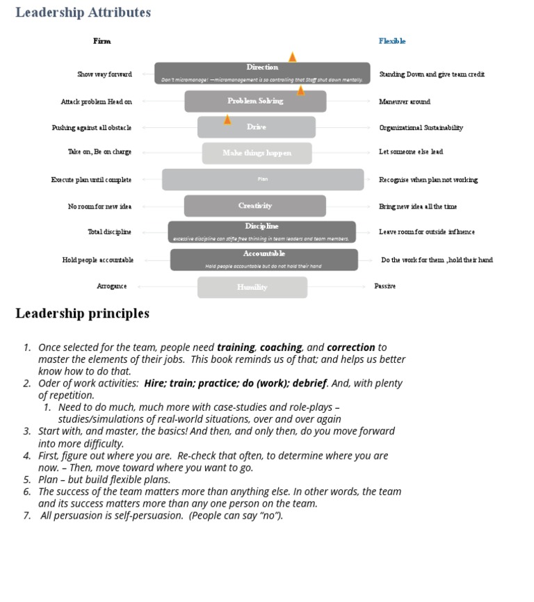 Leadership Crib Sheet | PDF | Leadership | Cognition
