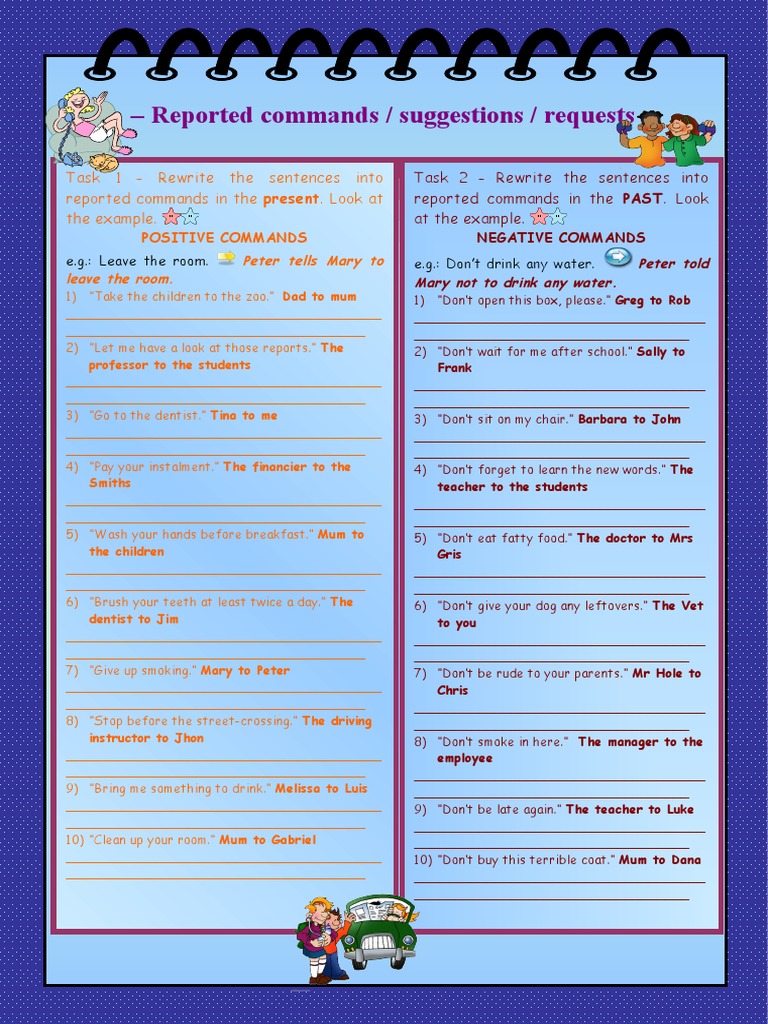 Reported-Speech - Commands and Requests | PDF