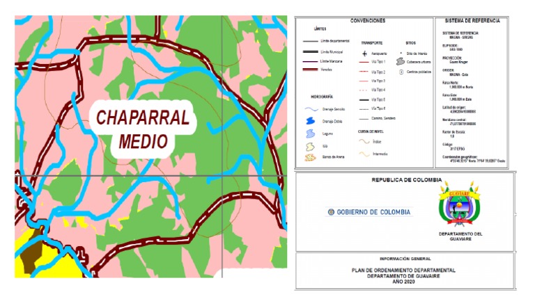 Mapa Chaparral Medio | PDF