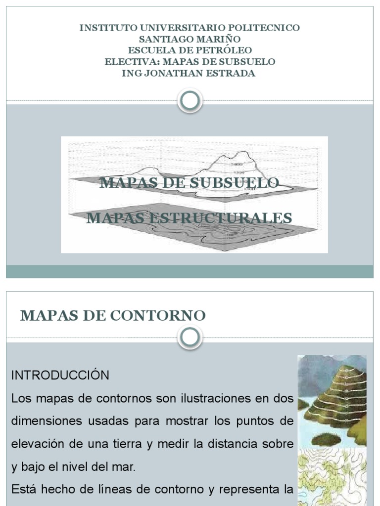 UNIDAD Iv MAPAS ESTRUCTURALES | PDF | Mapa | Falla (geología)