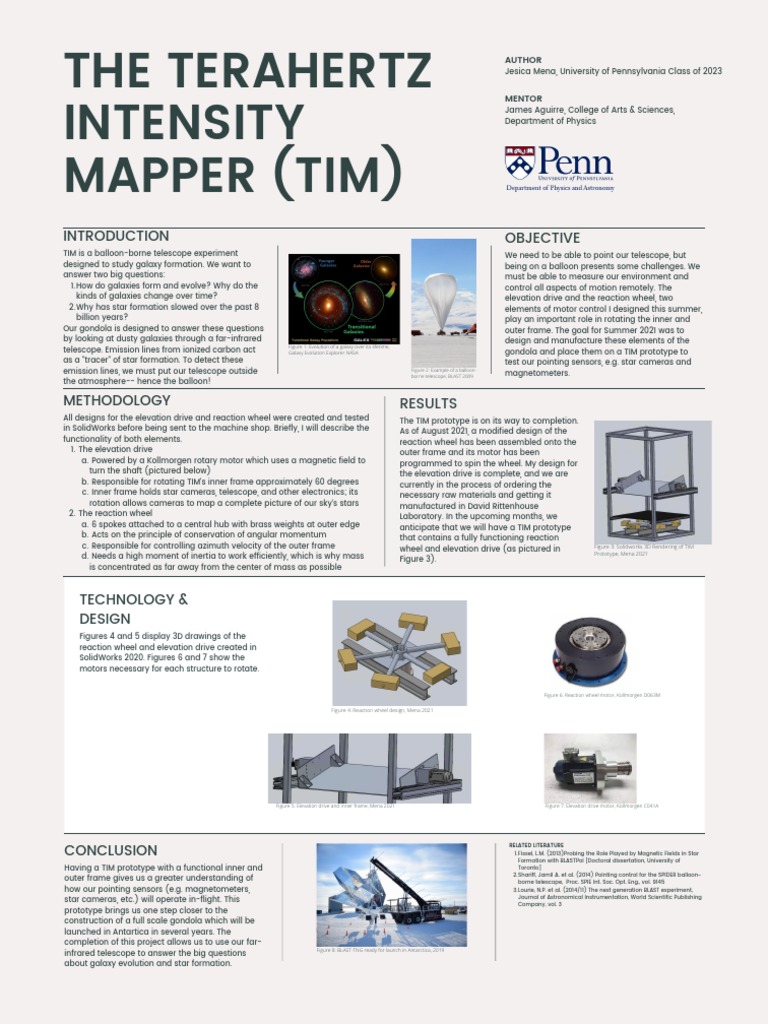 Objective: The Terahertz Intensity Mapper (Tim) | PDF | Stars ...