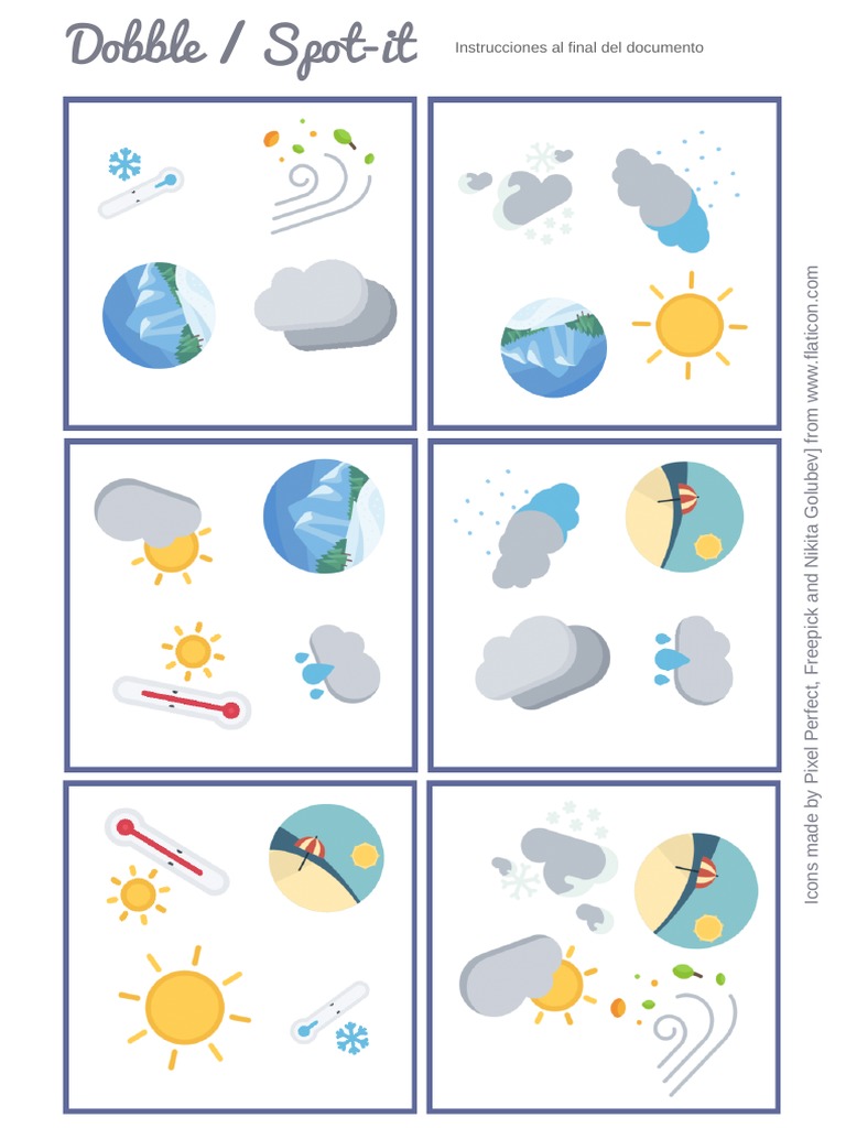 Dobble/Spot-it Game Instructions | PDF