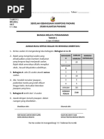 Latihan BM 1 Format Kertas Peperiksaan Gce o Level | PDF