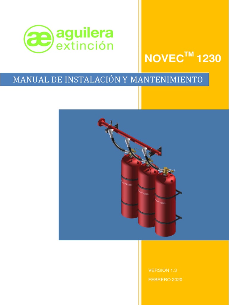 Installation and Maintenance Manual For Use With Novec 1230 Fire ...