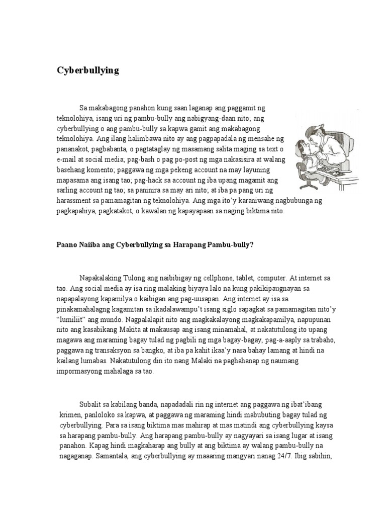 Cyberbullying | PDF