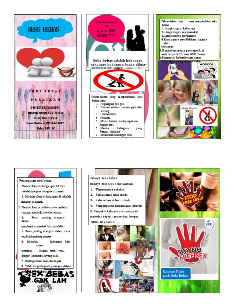 Leaflet Seks Bebas | PDF