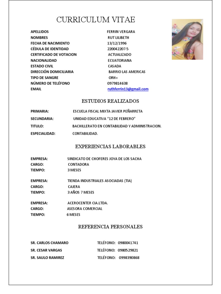 Curriculum Vitae Roberto | PDF
