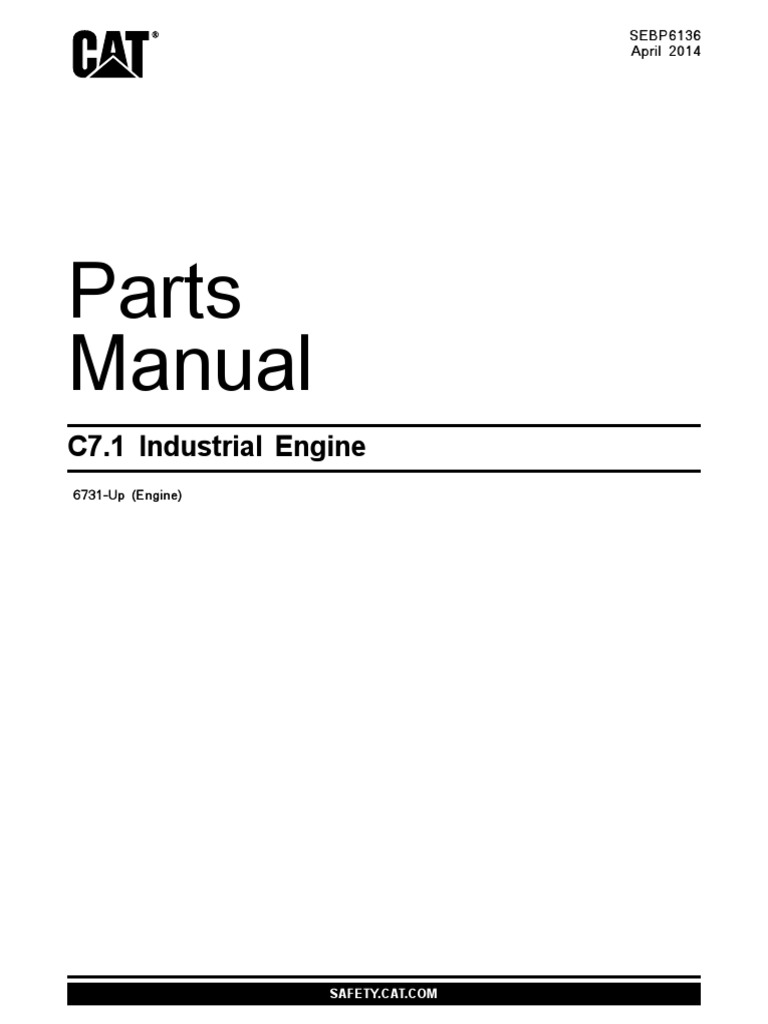Parts Manual: C7.1 Industrial Engine | PDF | Engines | Systems Engineering
