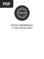 Event Management Proposal | PDF | Strategic Management | Business