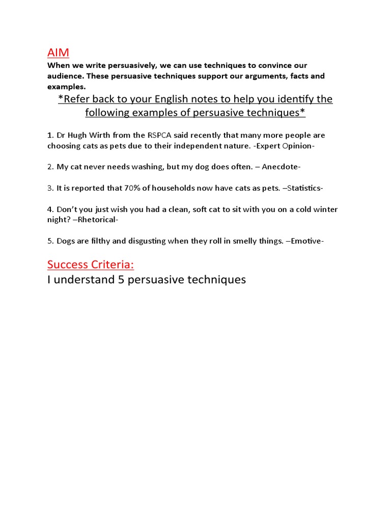 English Techniques | PDF