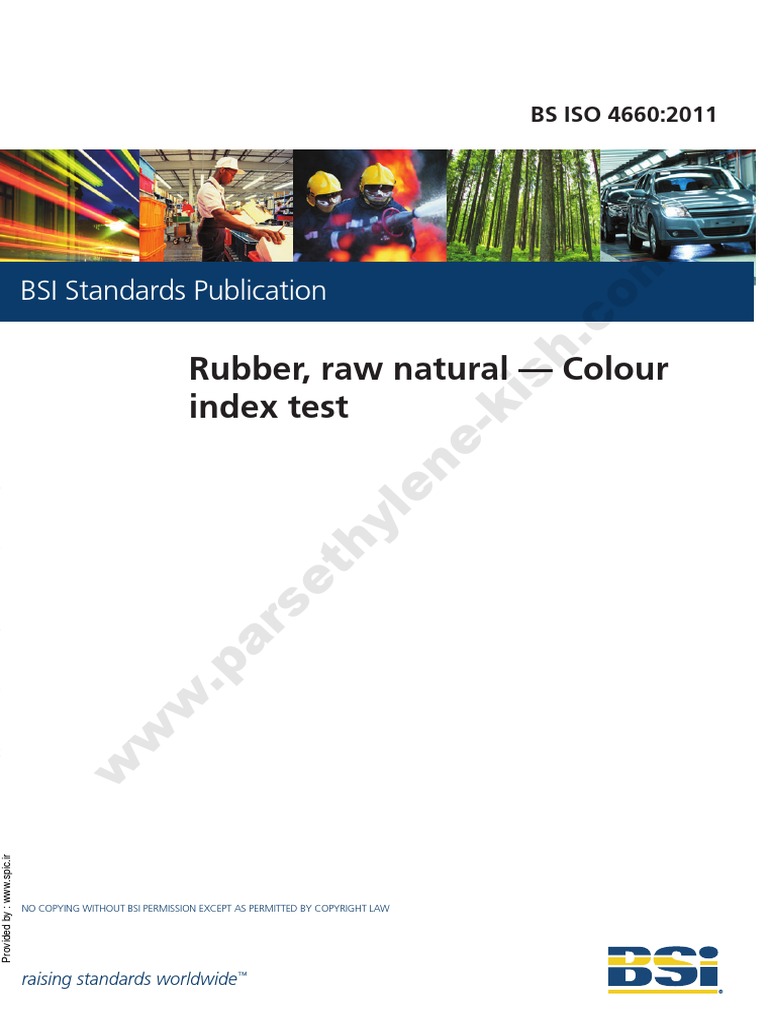 Bs - Iso - 4660 - (2011) Determinacion Del Color Del Latex Natural | PDF | International ...