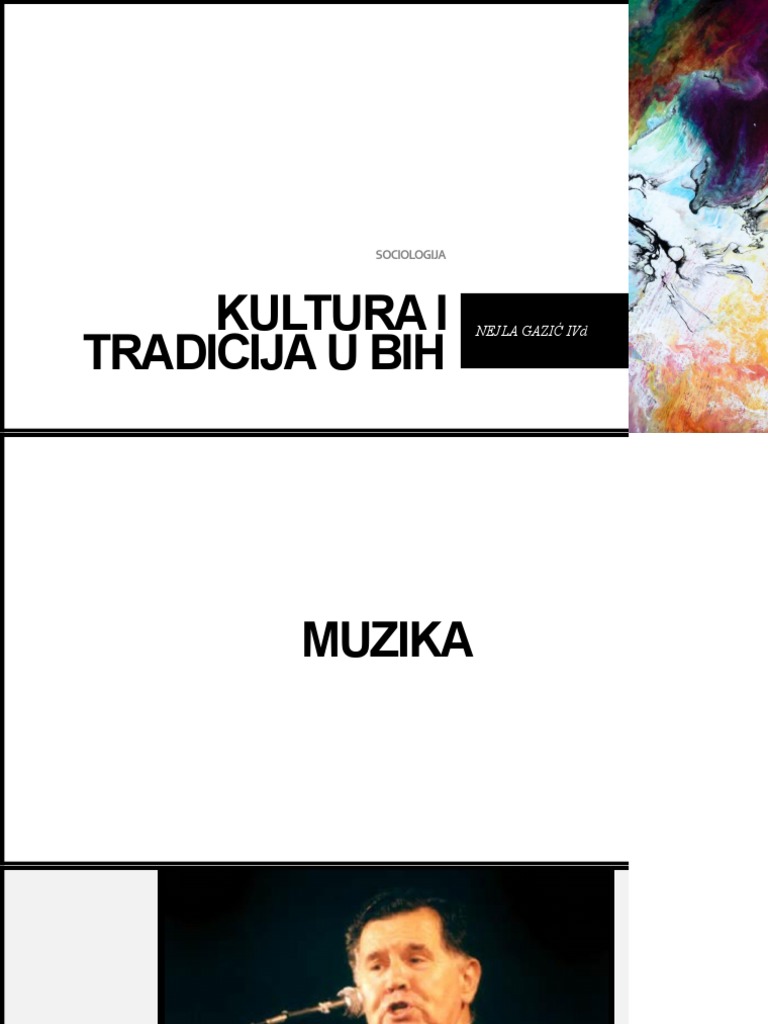 Kultura i Tradicija u BiH | PDF | Art