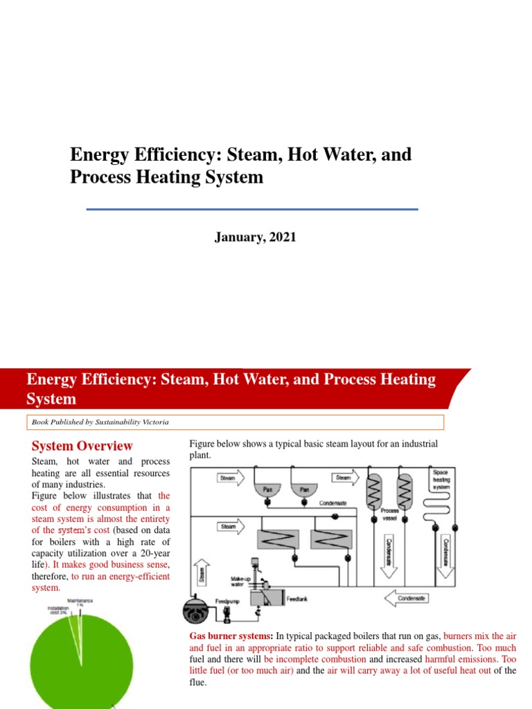Energy Efficiency (Steam, Hot Water, and Process Heating System) | PDF ...