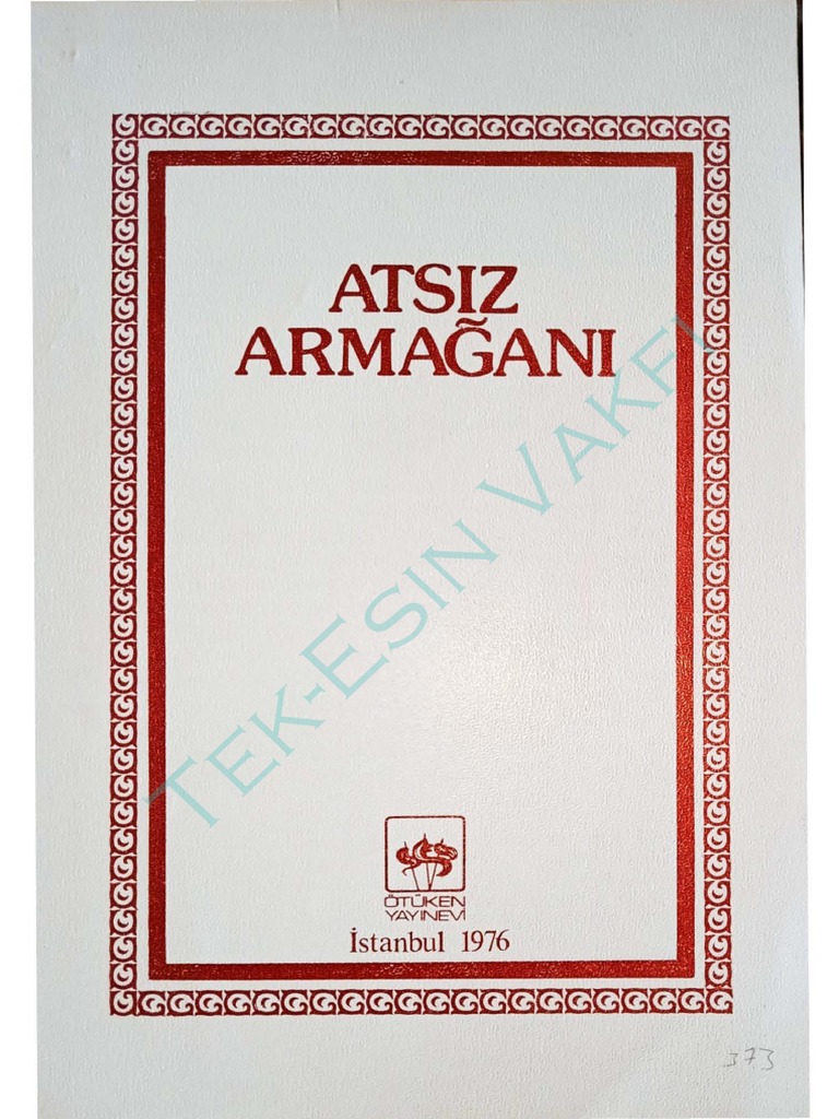 Ötüken-Yış-Türk Sanatında Ağaçlı Dağ Hakkında Notlar Emel Esin | PDF