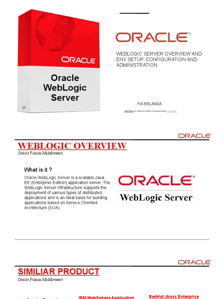 WebLogic Server Overview | PDF | Application Server | Computer Architecture