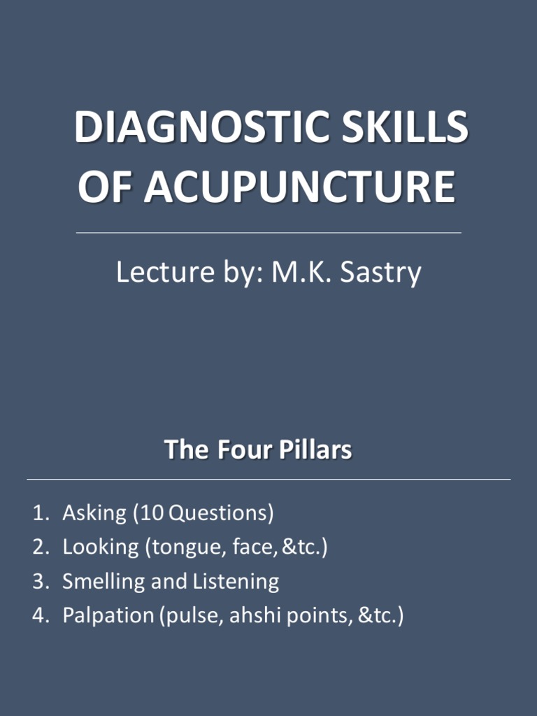 Diagnosing Through the Four Pillars: An In-Depth Exploration of ...