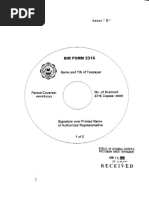 S1905 Registration Update Sheet 2022 | PDF | Government