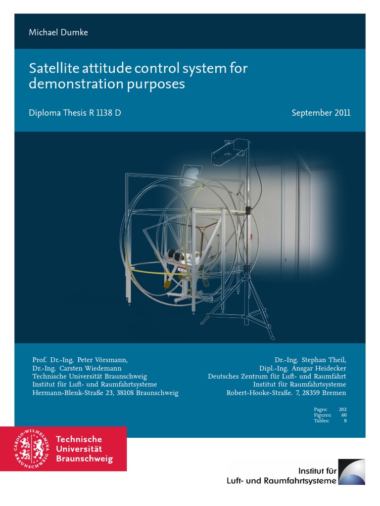 Satellite Attitude Control System For | PDF | Attitude Control | Orbit