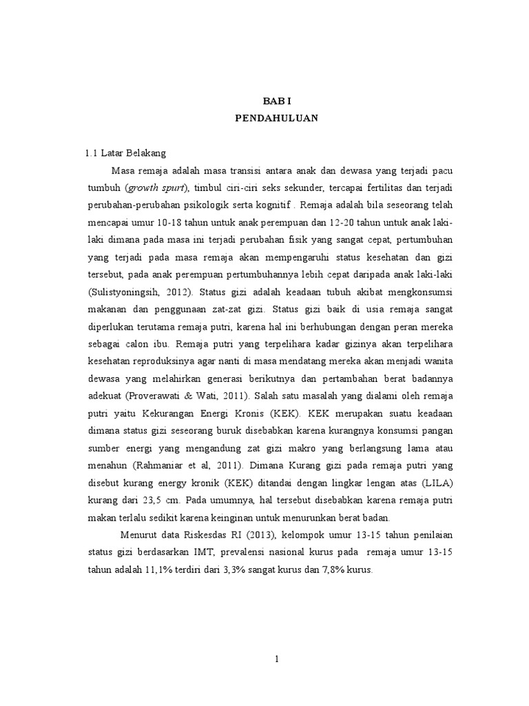 Askeb Remaja Kek | PDF | Kesehatan Holistik