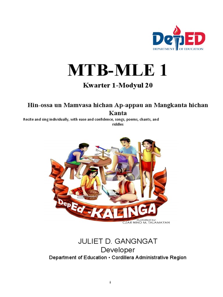 MTB1-Q1-MOD. 20 GANGNGAT-edited | PDF | Intellectual Works