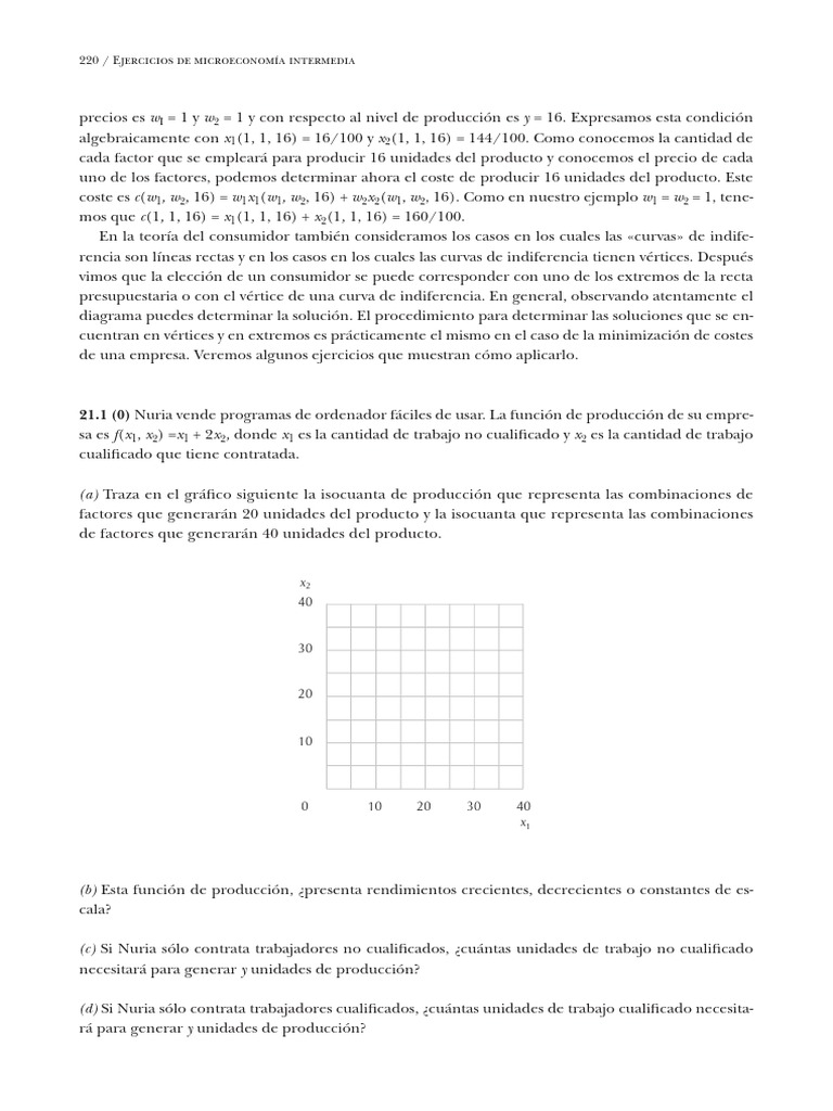 Tarea Micro II 2021 | PDF | Función de producción | Microeconomía