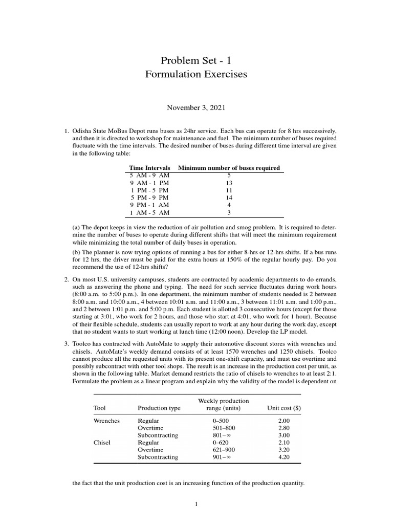 Problem Set 1 - BM | PDF | Petroleum | Barrel (Unit)