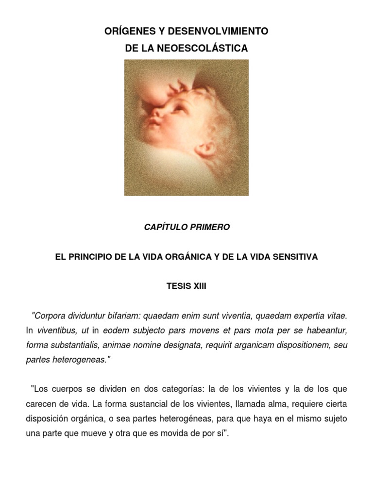 Neoescolastica | PDF | Alma | Vida