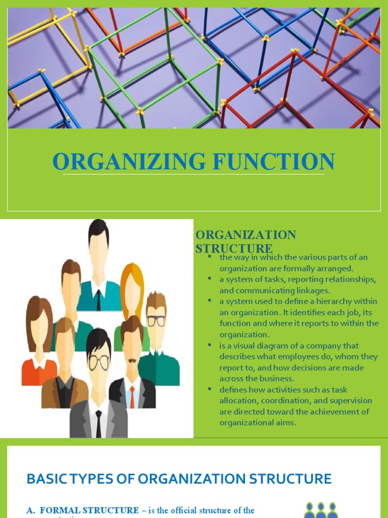 Lesson 7B Organization Structure | PDF | Organizational Structure ...