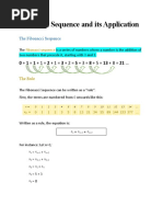Fibonacci Spiral Worksheet | PDF