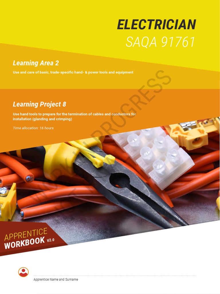 LA 2 - Learning Project 8 - Use Hand Tools To Prepare For The ...