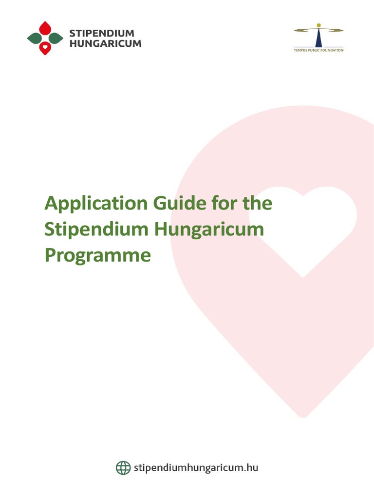 Application Guide For The Stipendium Hungaricum Programme Pdf