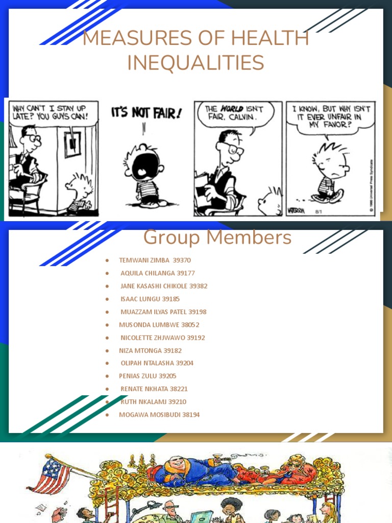 Measures of Health Inequalities | Download Free PDF | Health Equity ...