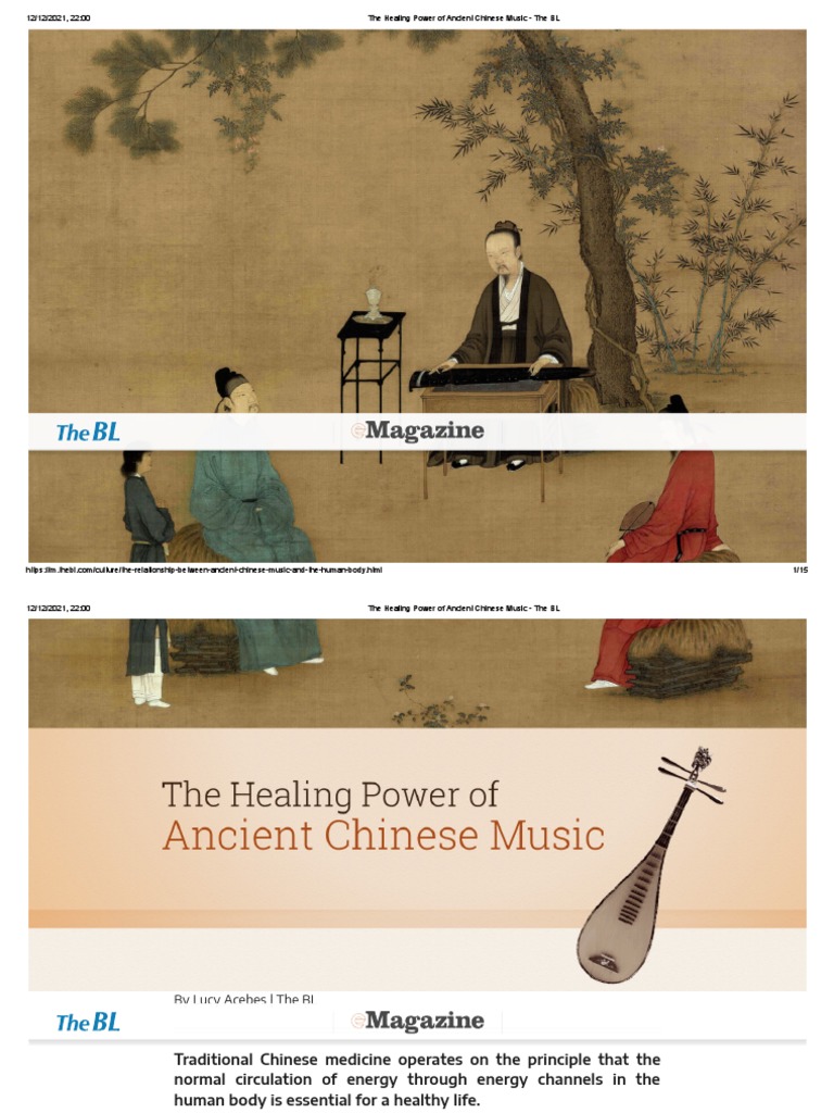The Healing Power of Ancient Chinese Music | PDF | Traditional Chinese ...