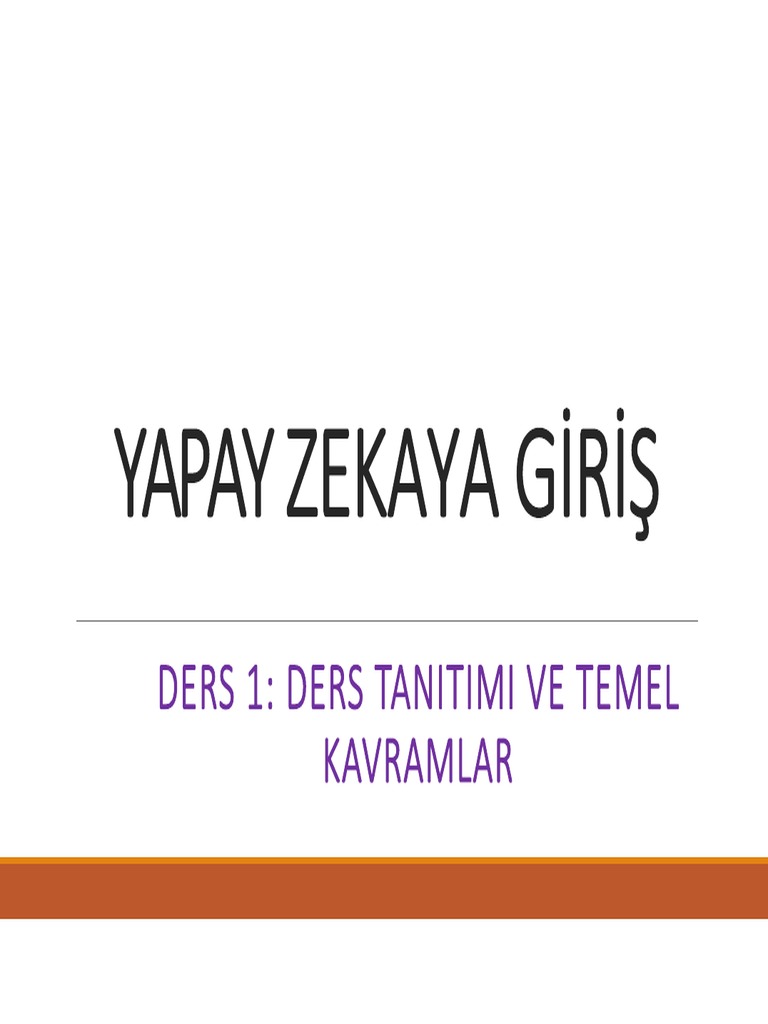 Ders1 YZKavramlar | PDF