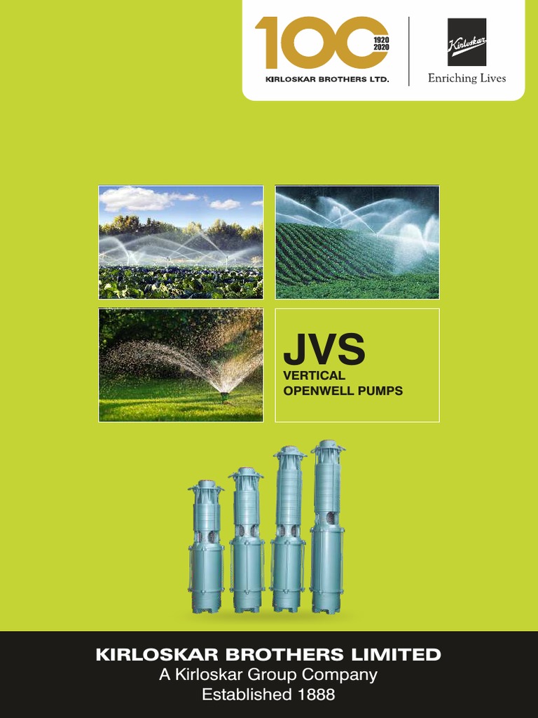 JVS Openwell Submersible Pumpset | PDF | Technology & Engineering