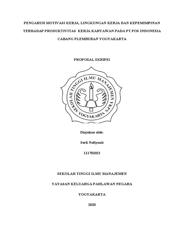 Proposal Skripsi Benar | PDF