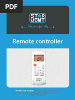Gree Remote Controller Manual | PDF | Air Conditioning | Manufactured Goods