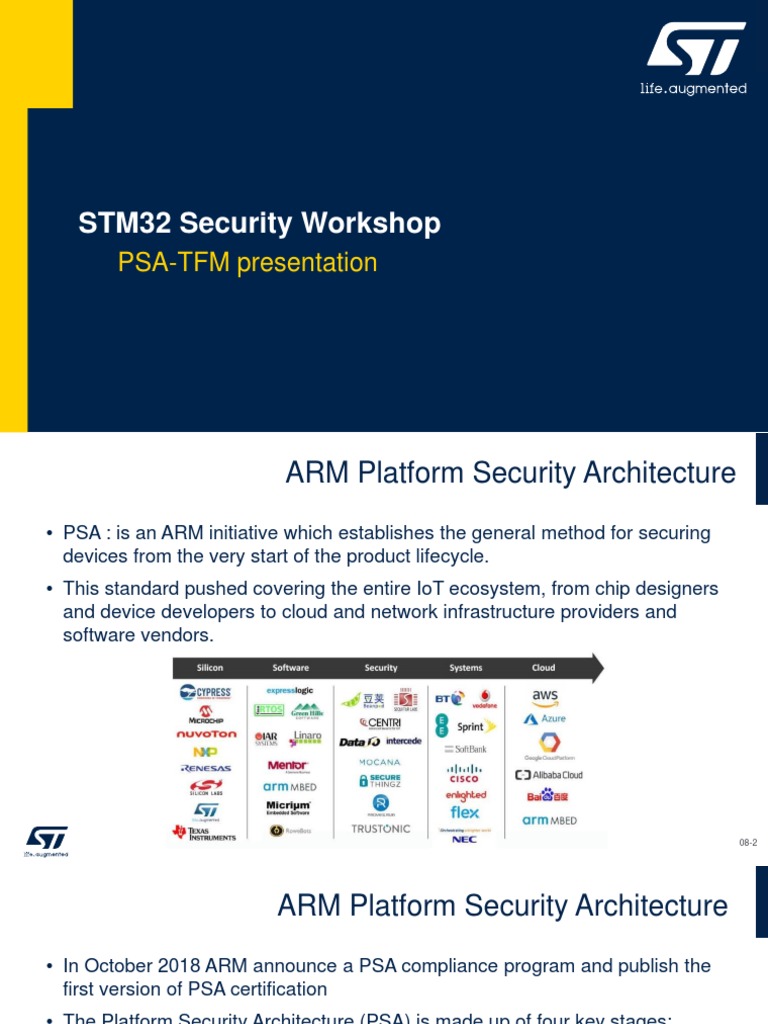 08-STM32 Security WS TFM Implementation On L5 | PDF | Booting | Arm Architecture
