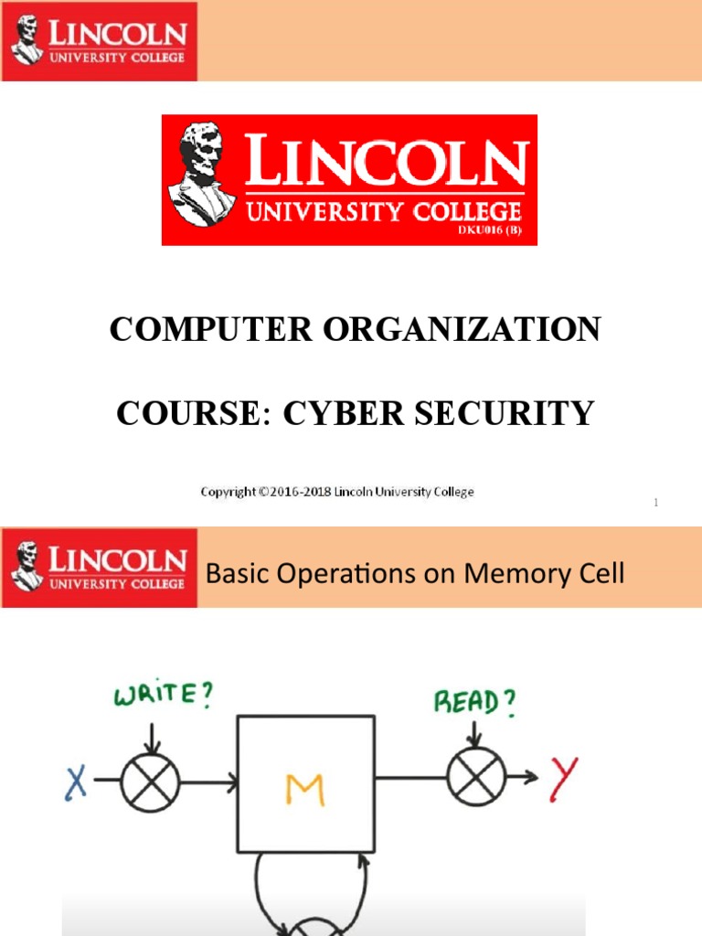 Computer Organization Course: Cyber Security | PDF | Random Access ...