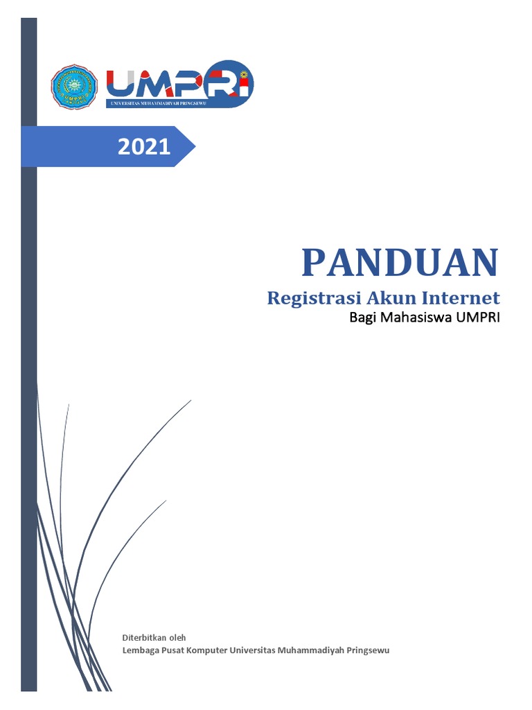 Panduan Registrasi Internet Mahasiswa | PDF