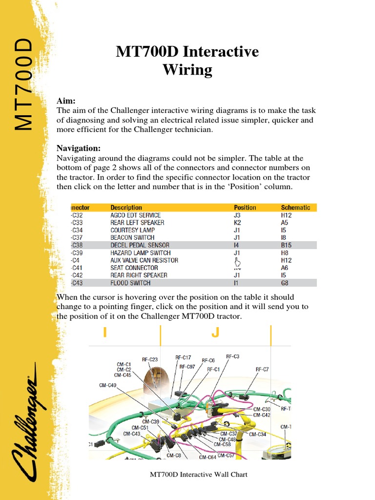 MT700D Interactive Wiring | PDF | Electrical Connector | Computer ...