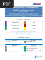 May 2026 IB Exam Schedule | PDF | Student Assessment And Evaluation ...