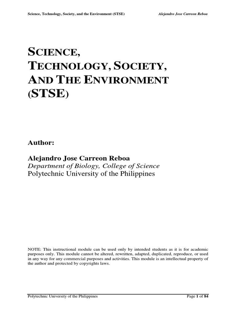 STSE by AJCReboa Unit 1 | PDF | Science | Falsifiability