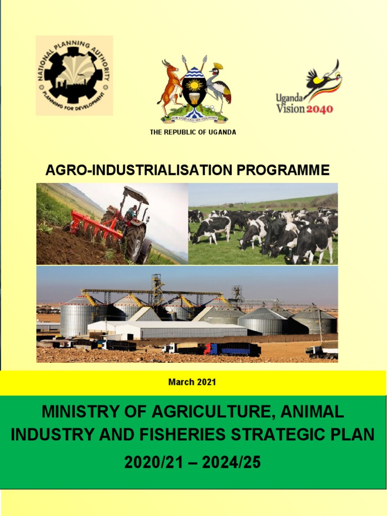 MAAIF Strategic Plan | PDF | Agriculture | Strategic Planning
