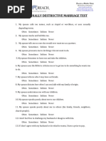 Emotional Abuse Questionnaire | PDF | Psychological Abuse | Domestic ...
