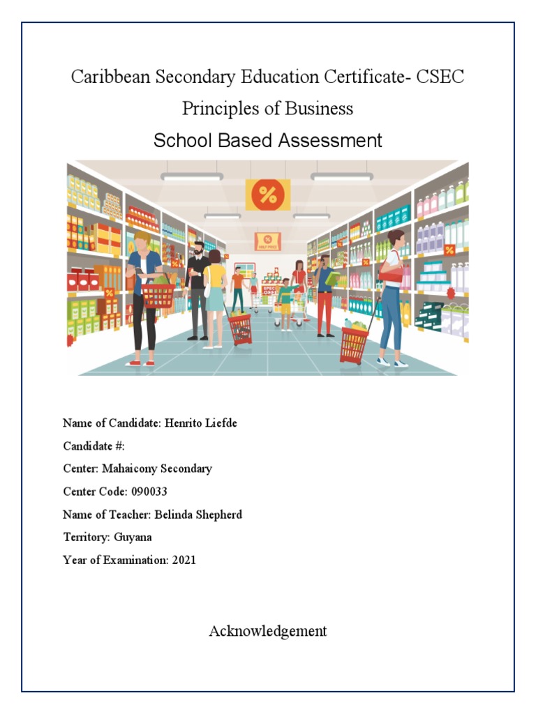 POB SBA on Delivery Issues at Supermarket | PDF | Survey Methodology ...