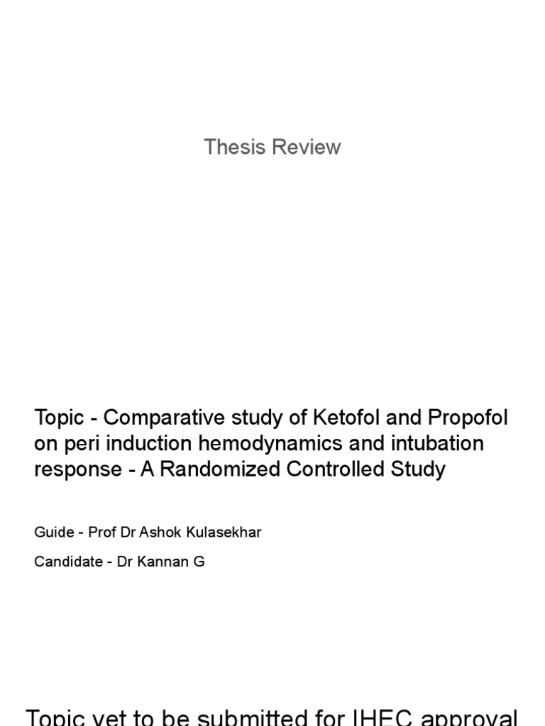 Thesis Review | PDF